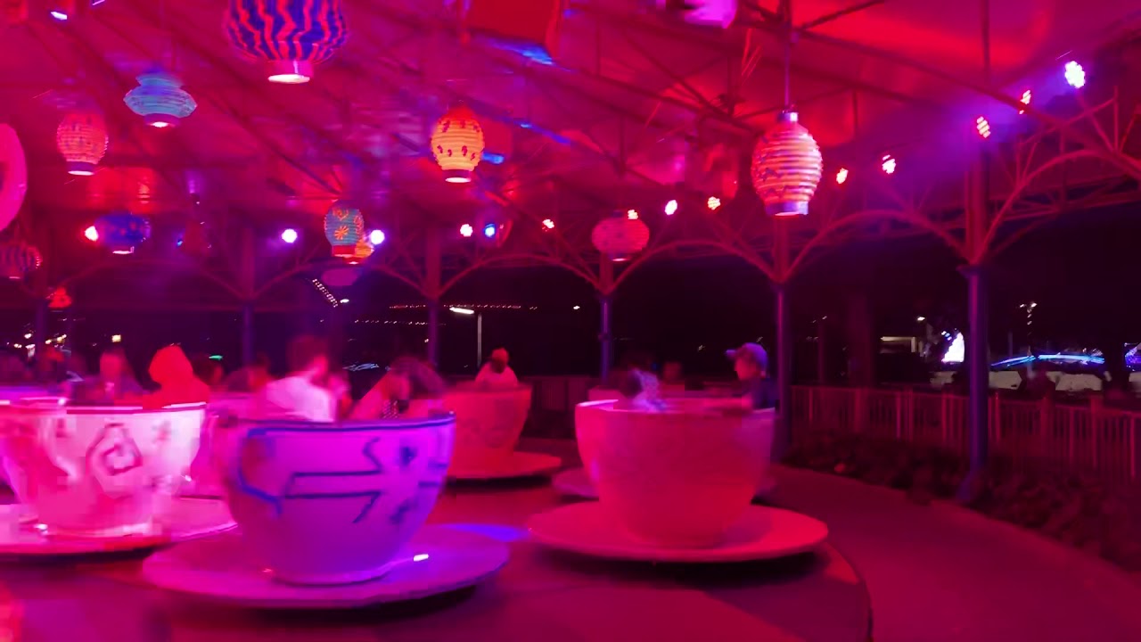 Magical Tea Cups at Magic Kingdom 12/20/19 - YouTube