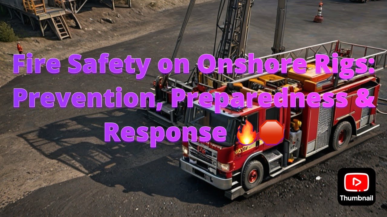 Fire Safety on Onshore Rigs: Prevention, Preparedness & Response 🔥🛑 ...
