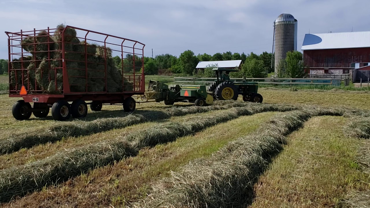 Making hay 2020 - YouTube
