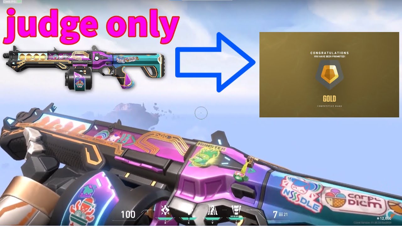 this is how i reach gold only using judge in valorant - YouTube