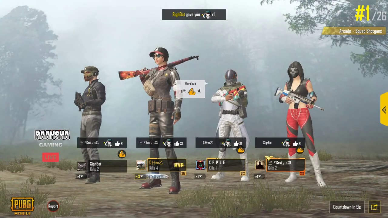 PUBG LIVE Game Play - YouTube