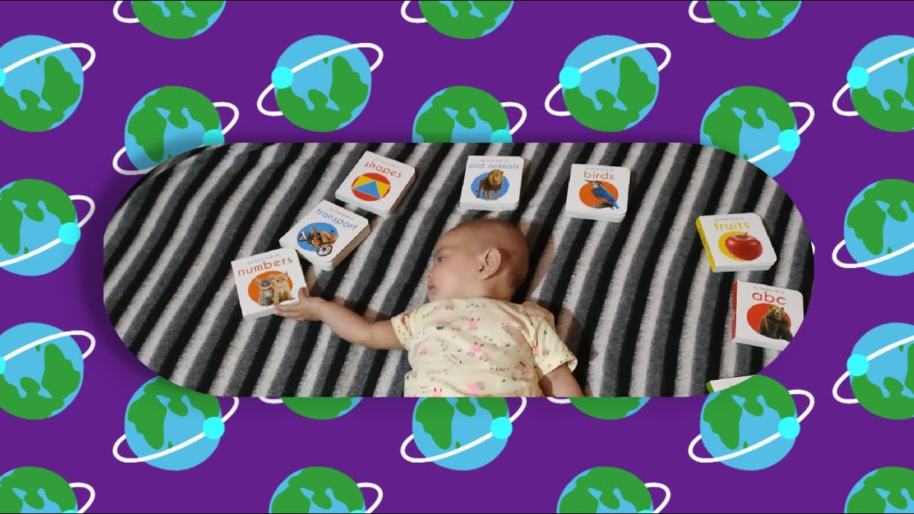 Playing with books📚📖such a studious baby😉😂 | upto 6 months - YouTube