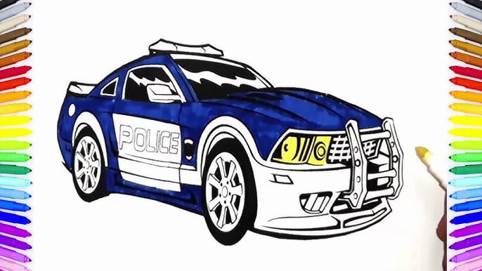 how to draw fire on a car