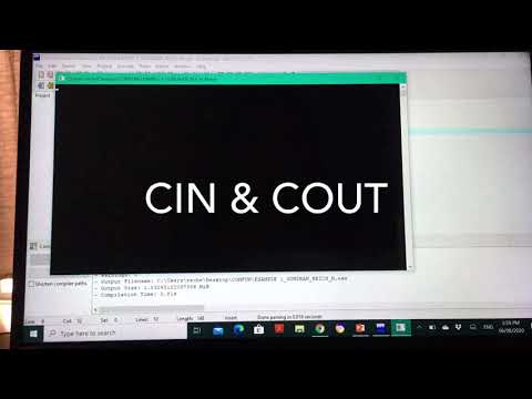 Dev C++ 101 | cin and cout commands - YouTube
