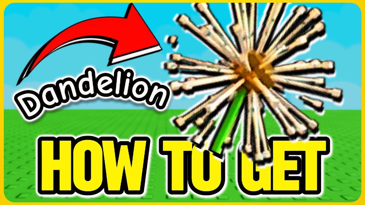 How to Get DANDELION in Grow a Garden + SHOWCASE - YouTube