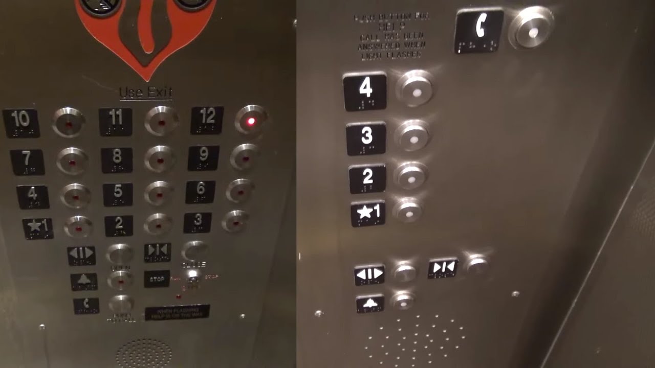 Modernized Elevators in Slusher Hall at Virginia Tech - YouTube