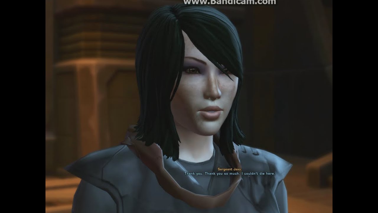 SWTOR ★ Trooper - rescue Sgt. Ava Jaxo /A-77 - YouTube
