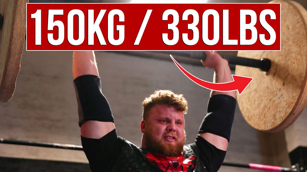 Heavy Axle Press 150KG/ 330LBS How many can we do?! - YouTube