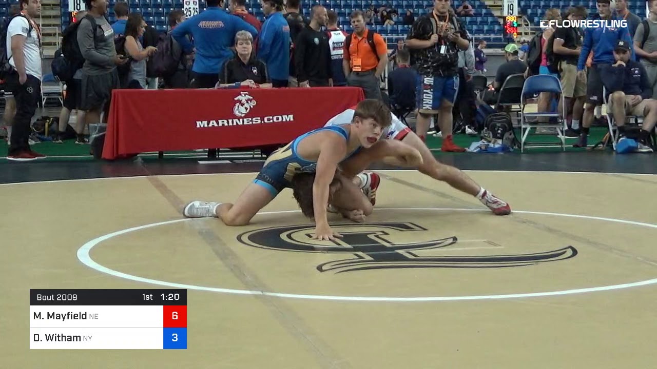 145 Lbs Cons 16 1 Maxx Mayfield Nebraska Vs Drew Witham New York - YouTube