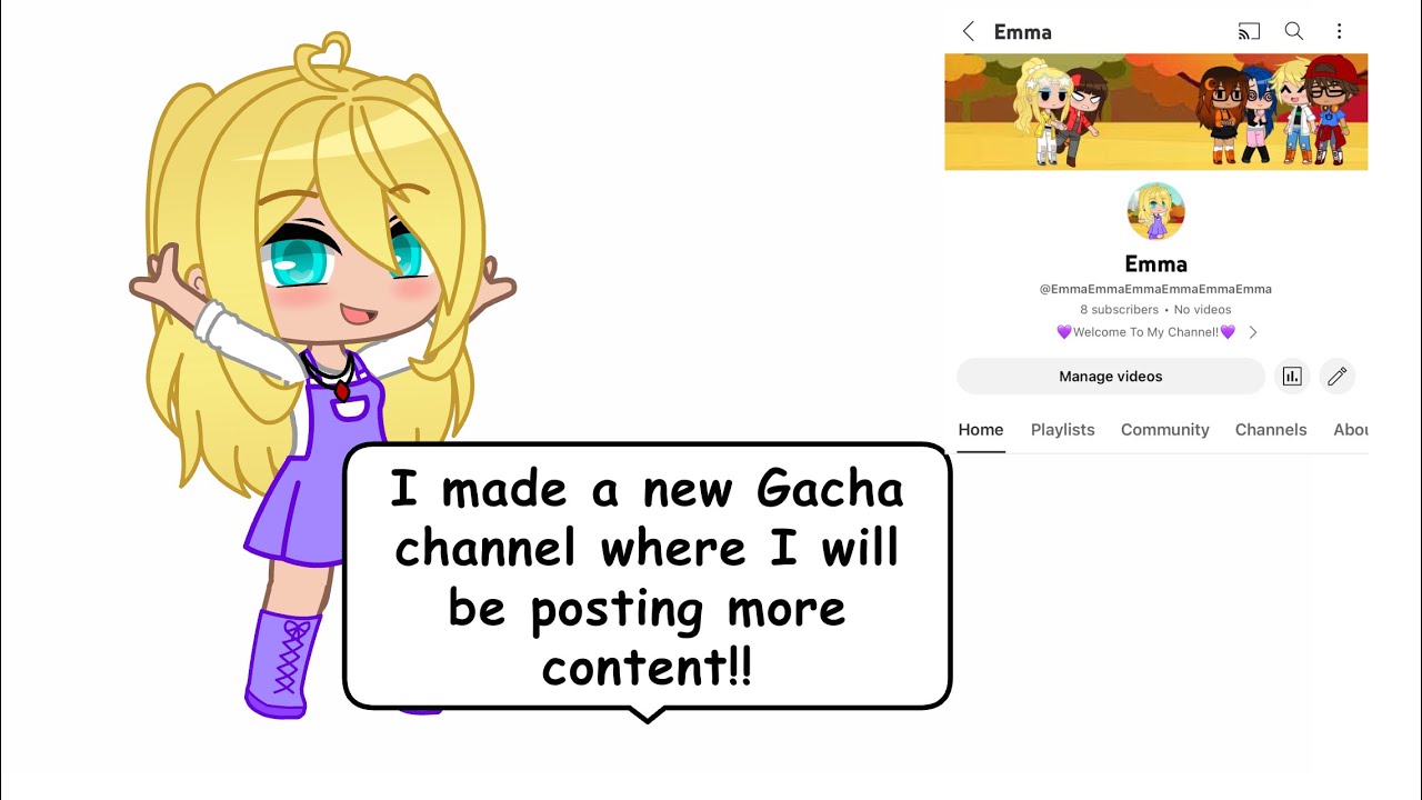 I Made A New Gacha Channel :D - YouTube