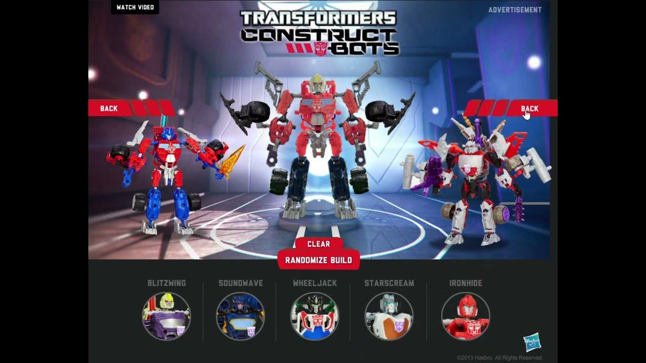 TRANSFORMERS CONSTRUCT-BOT BUILDER - RARE GAME - FULL PLAYTHROUGH - YouTube