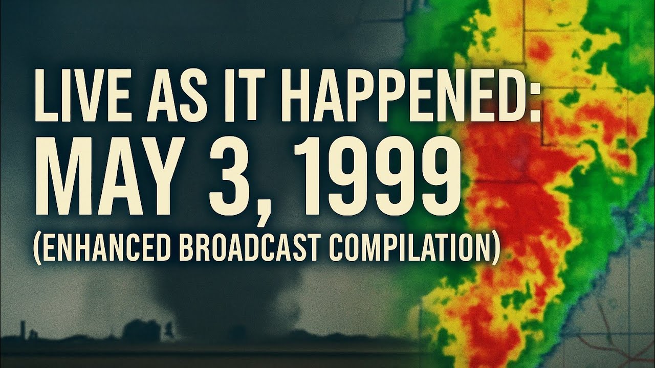 May 3 1999 Oklahoma Tornado Outbreak - News Broadcast - YouTube