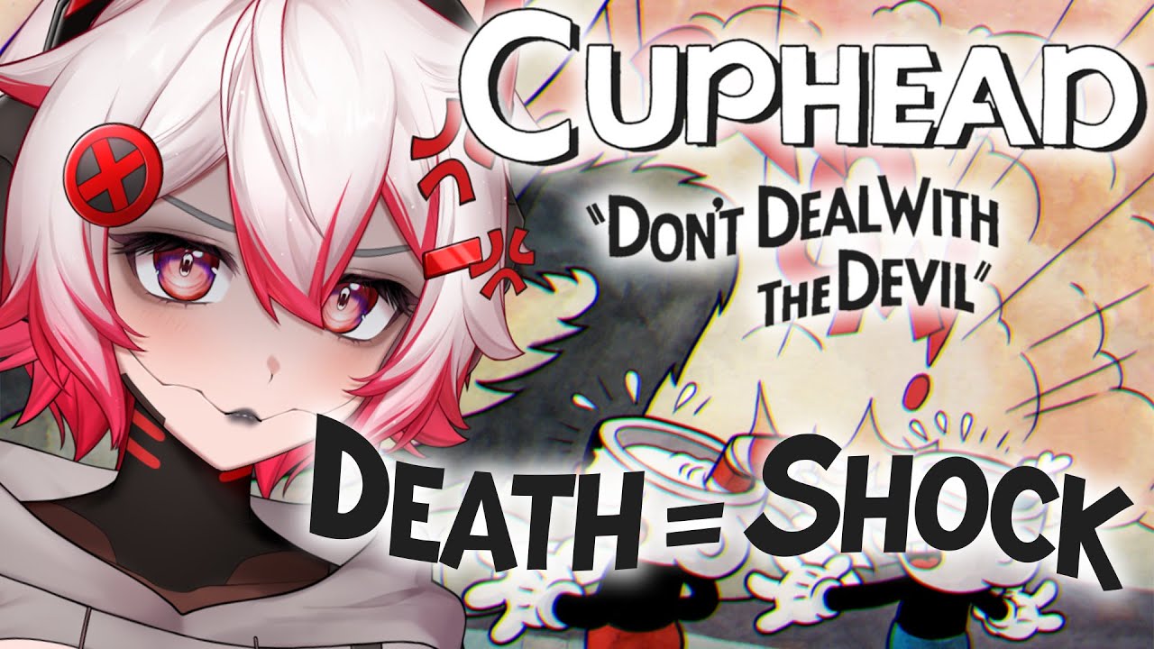 【Cuphead 】game journalist time w/ Shock Collar【VAllure】 - YouTube
