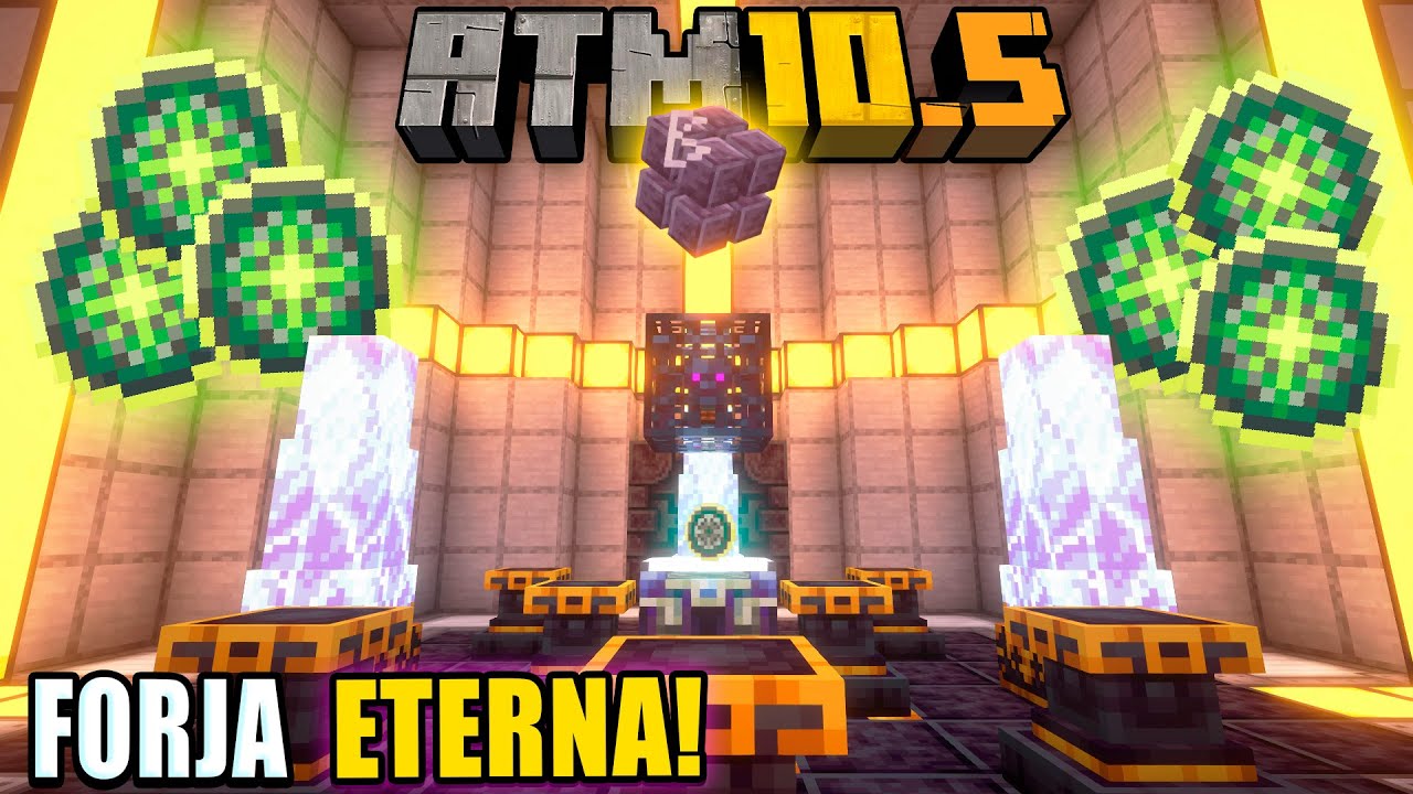 FARM DE ETERNAL STELLA POIS MEUS MINÉRIOS ACABARAM! #ATM10.5 HARDCORE ...