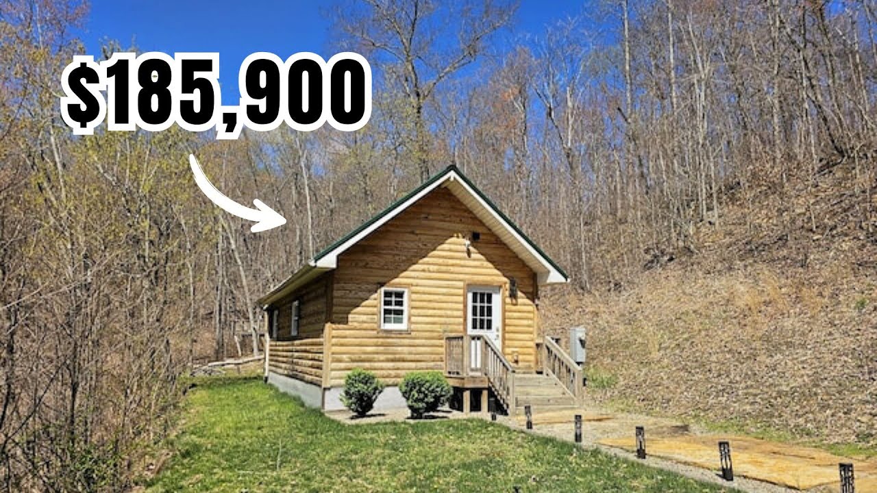 Kentucky Log Cabin on 7+ Acres Tour! - YouTube