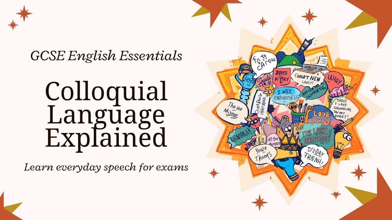 Colloquial Language | GCSE English Language Technique - YouTube
