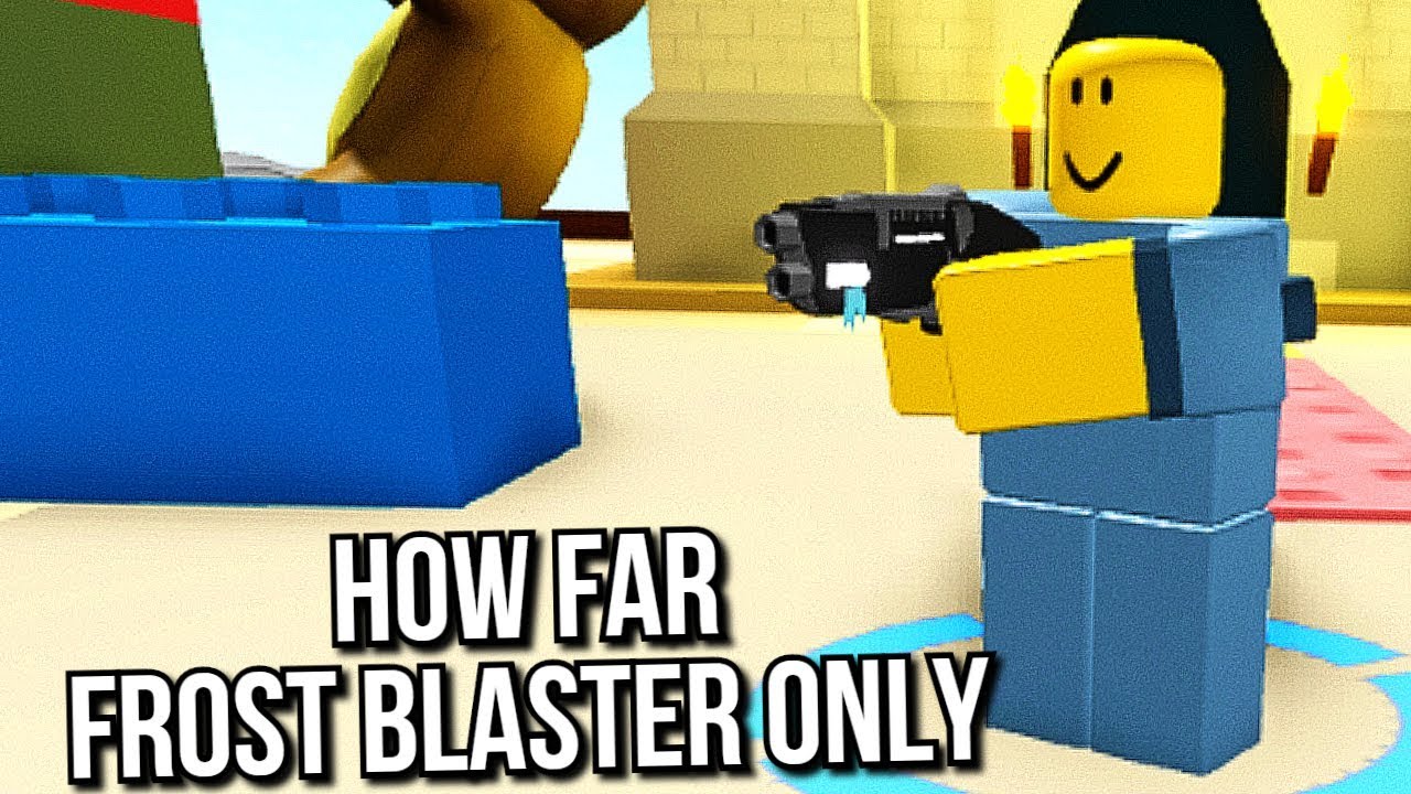 HOW FAR CAN YOU GO USING FROST BLASTER ONLY - Tower Defense Simulator ...