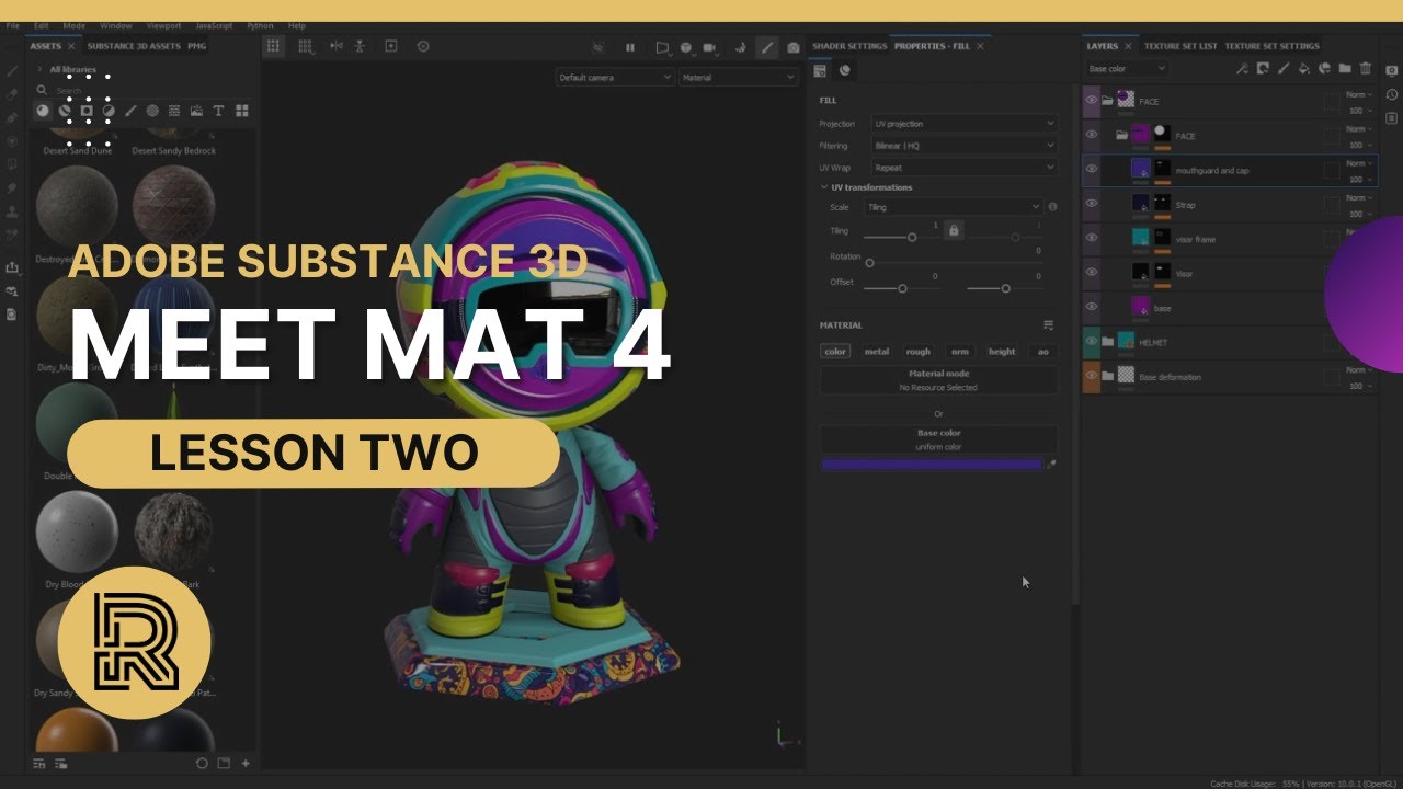 Adobe Substance 3D - Meet Mat 4 - Lesson 02 - YouTube
