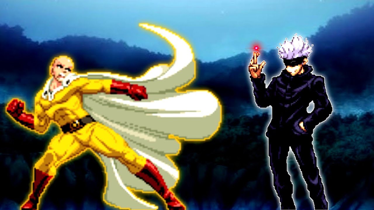 Manga Saitama V2 OP VS Limitless Gojo V2 OP in Jump Force Mugen - YouTube