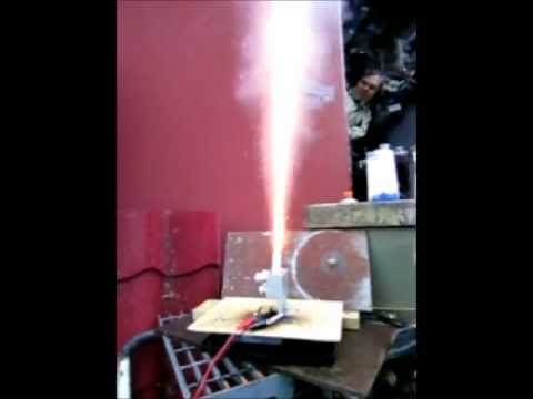 Weco Pyro A8-3 model rocket engine @ 240fps - YouTube