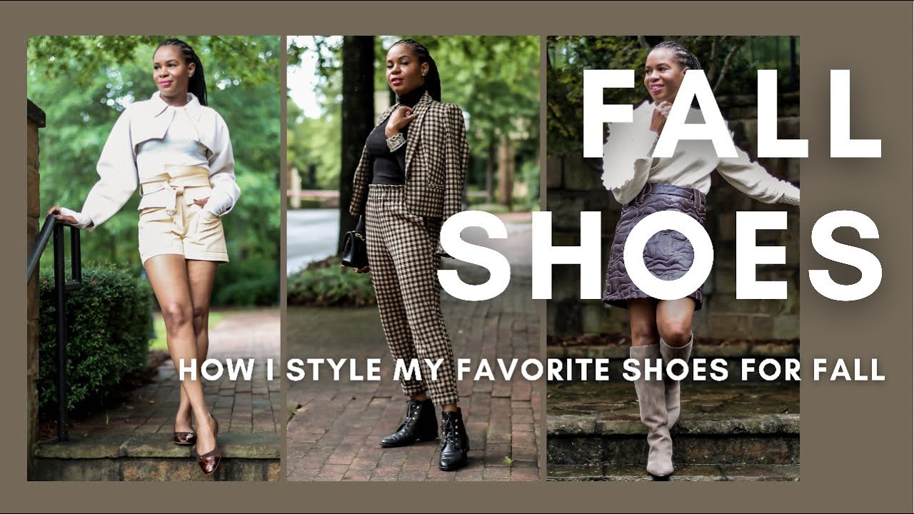 HOW I STYLE MY FAVORITE SHOES FOR FALL - YouTube