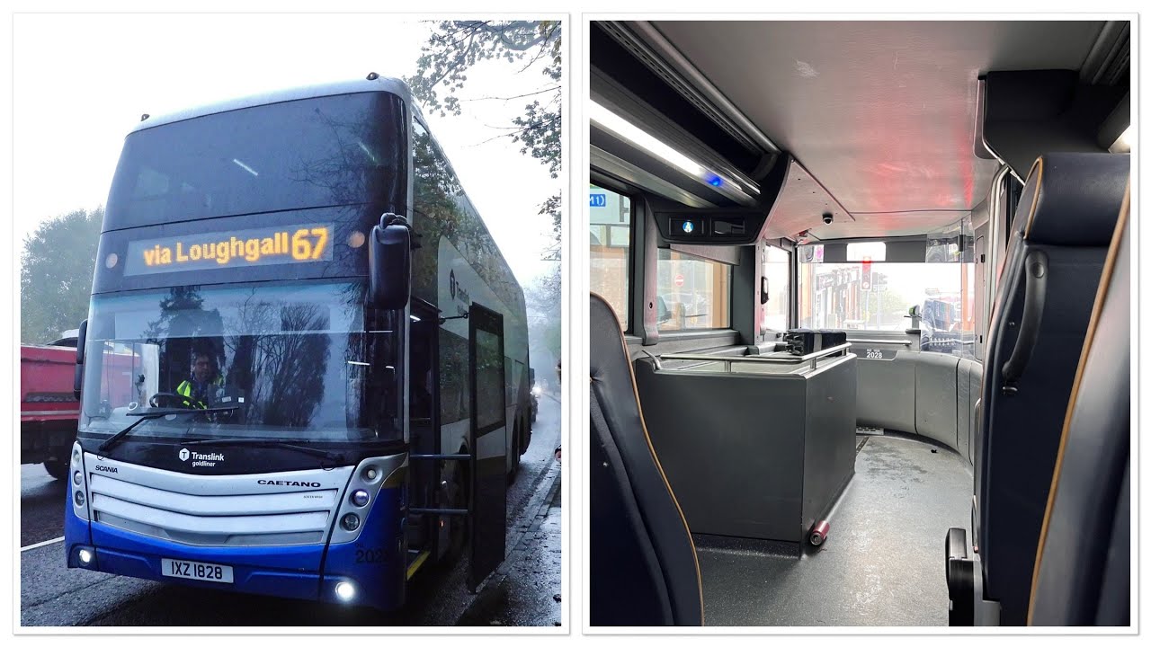 Ride on Translink Goldline Caetano Invictus #2028 on route 67 - YouTube