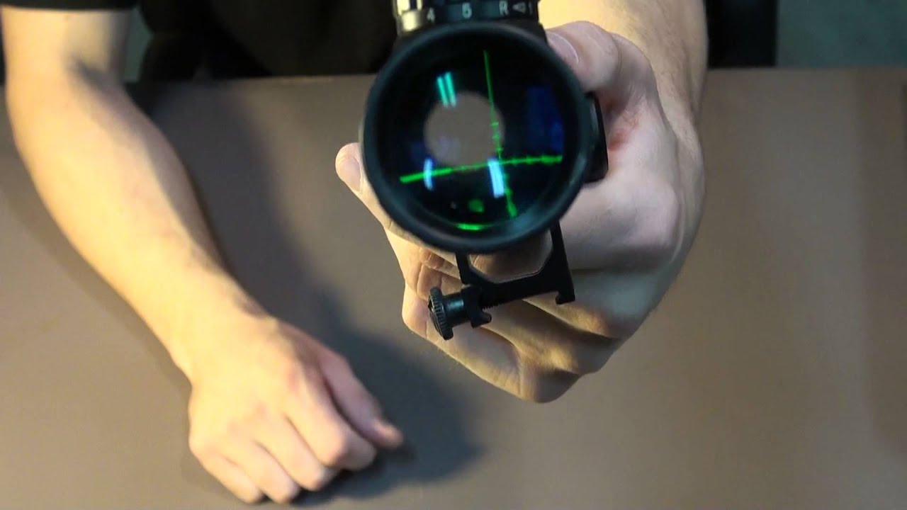 Aim Sports 3-9X40 Blue/Green Illuminated Scope Review - YouTube