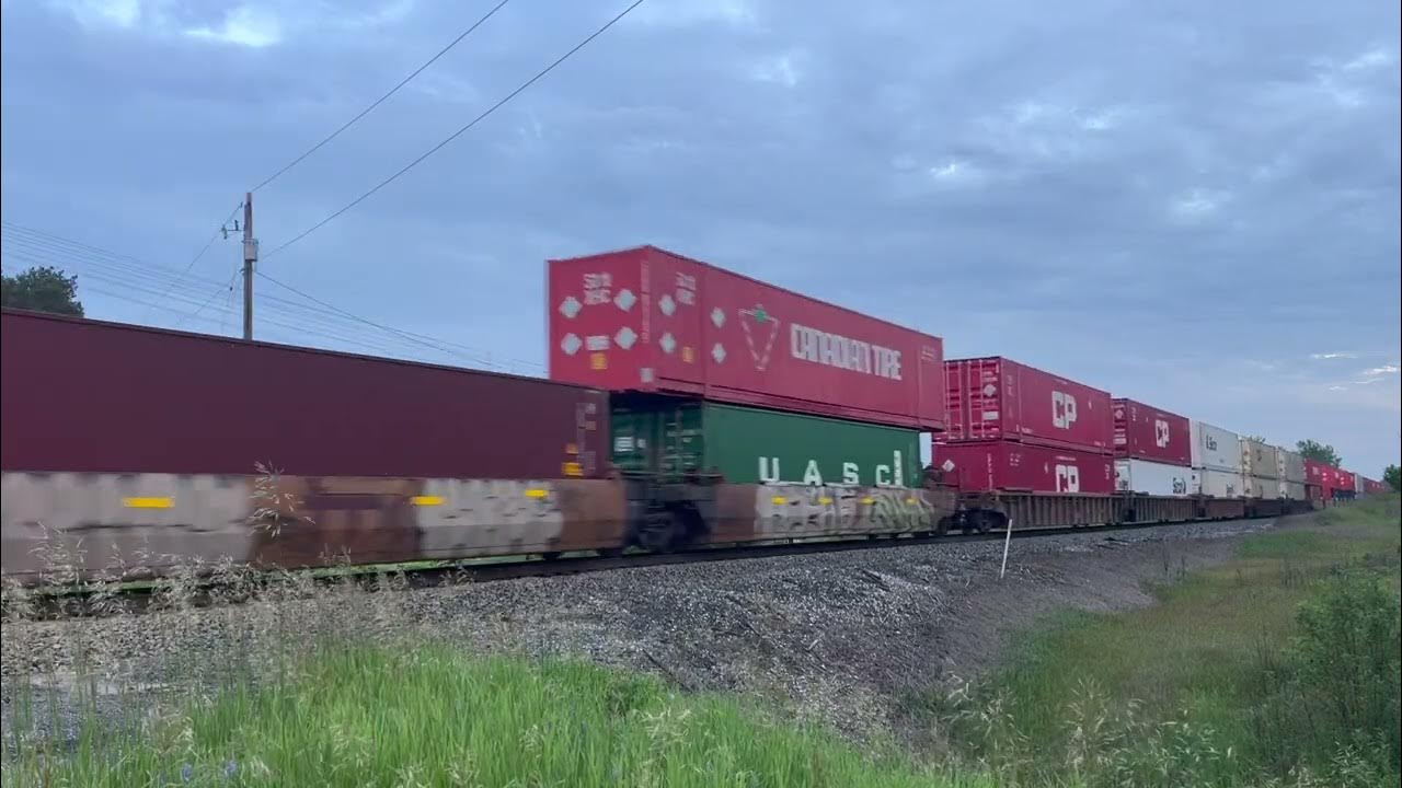 MP 32.24 MACTIER SUB, CPKC 101 CP9359, CP9702(F), MID DPU CP 8072(R) ON JULY 2 , 2023 @ 20:50 ...