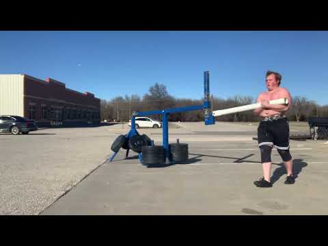 560lbs Conan wheel for 3 laps - YouTube