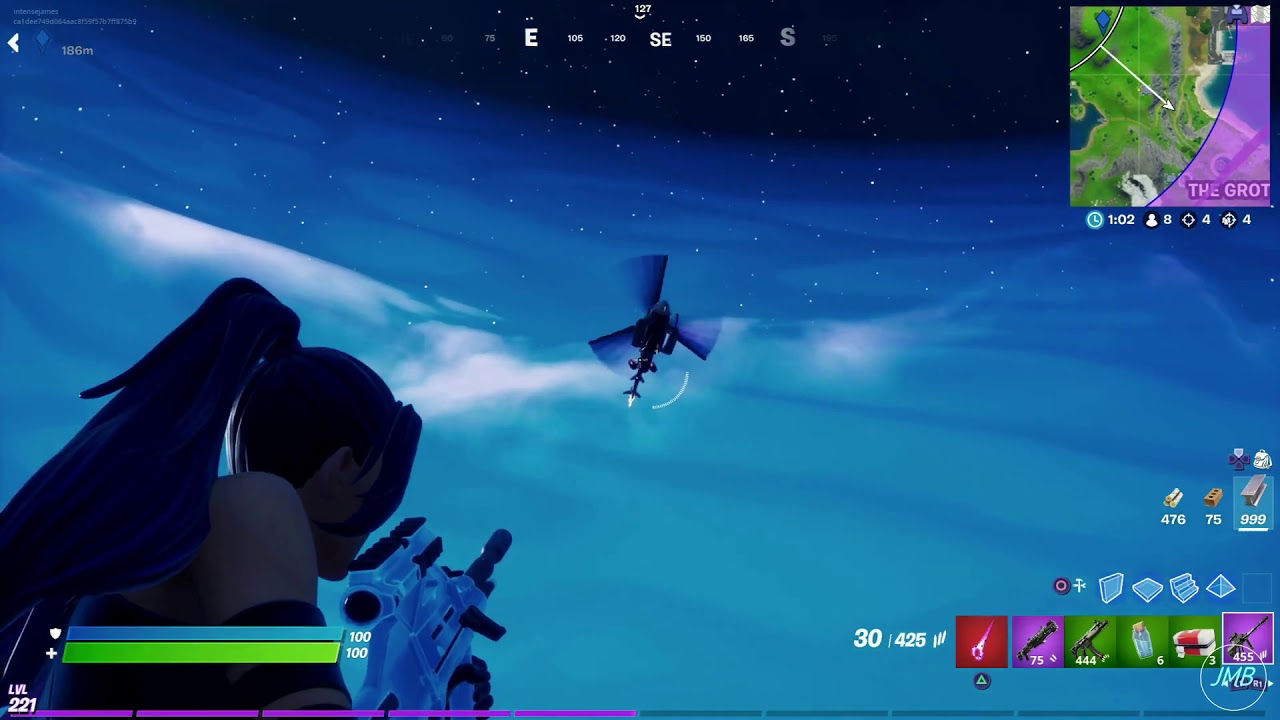 Fortnite Chapter 2 - Season 2 : Helicopter Explosion Elimination - YouTube