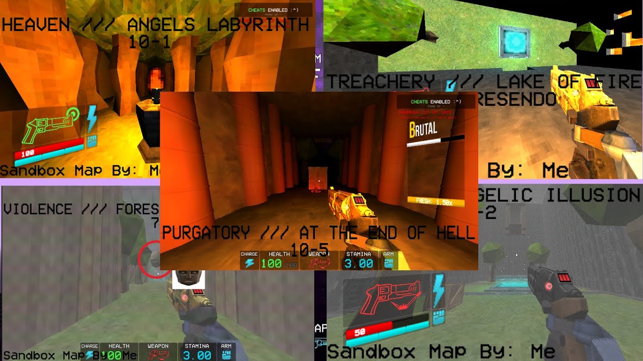 Ultrakill Sandbox Custom Level | PURGATORY /// AT THE END OF HELL 10-5 ...