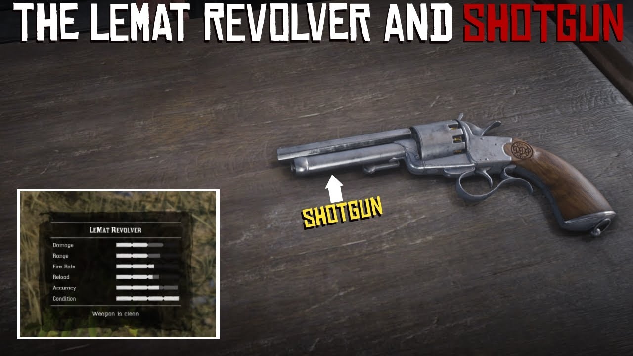 How to use the Underbarrel Shotgun on the LeMat Revolver - Red Dead ...