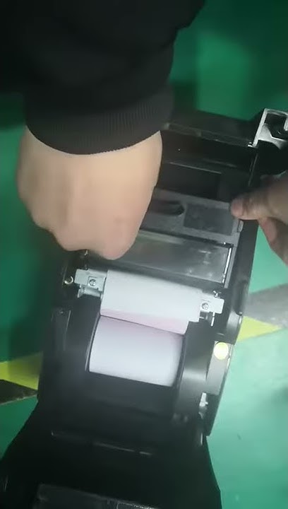 how to change ink ribbon for dot matrix printer - YouTube