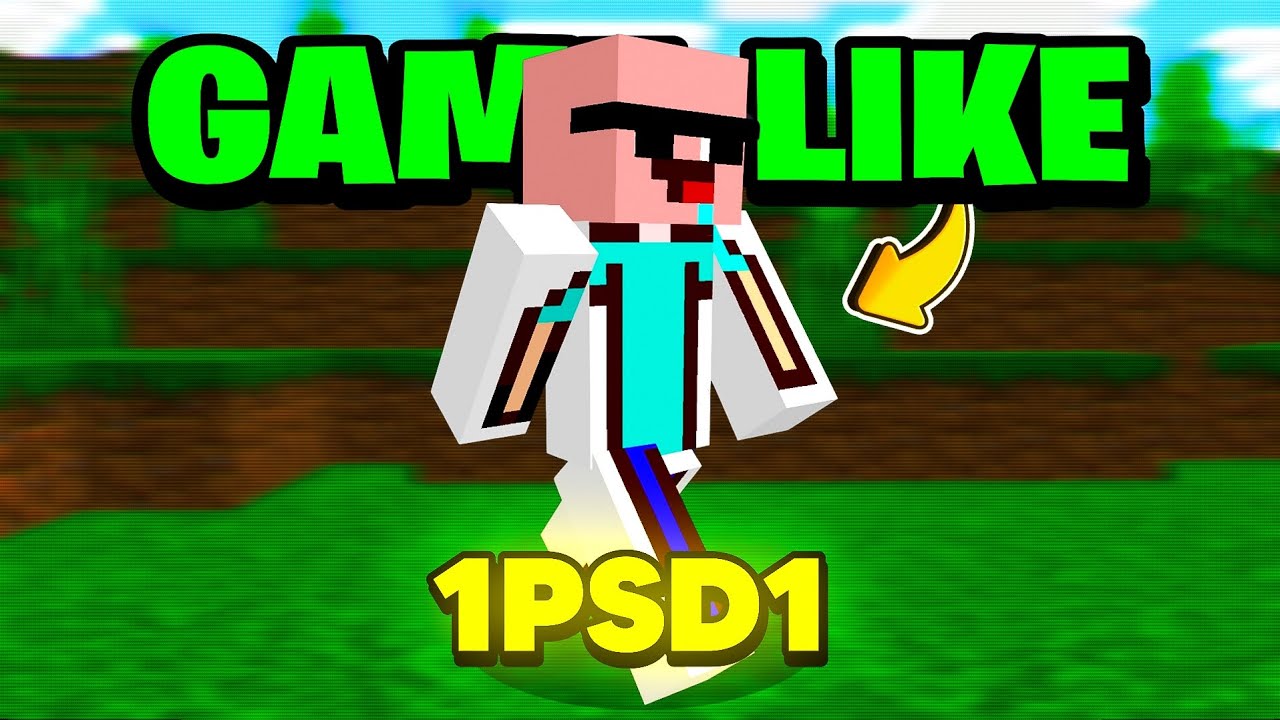 How To Make Minecraft Pe Game Like 1PSD1 (DON'T MISS PE PLAYERS) - YouTube