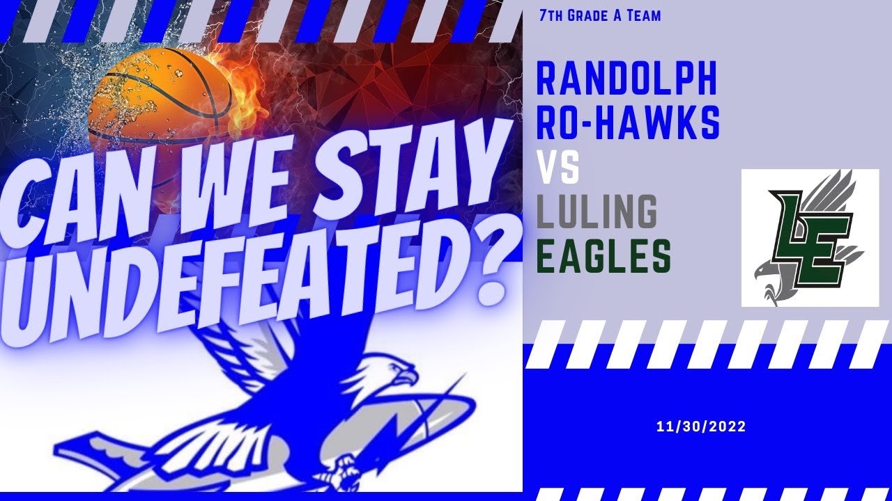 Randolph 7th Grade Basketball vs Luling - YouTube