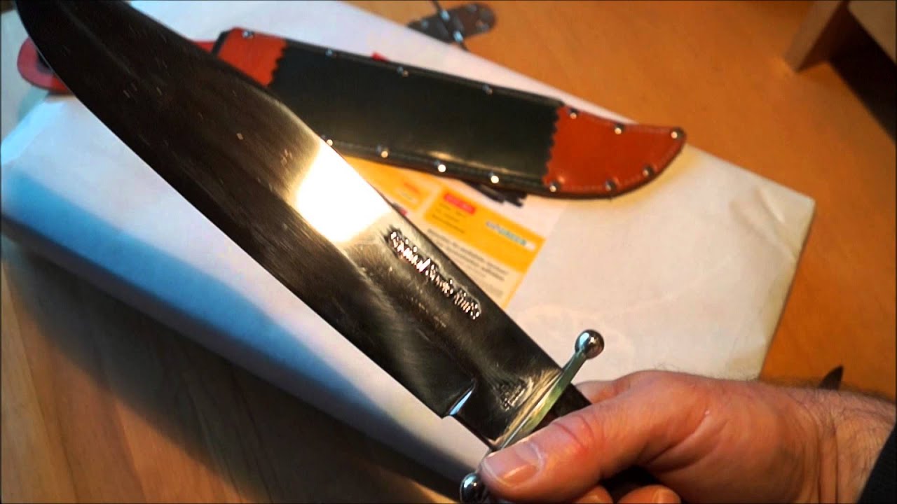 Unboxing Solingen Hubertus Original Bowie Knife & Haller Anaconda II ...