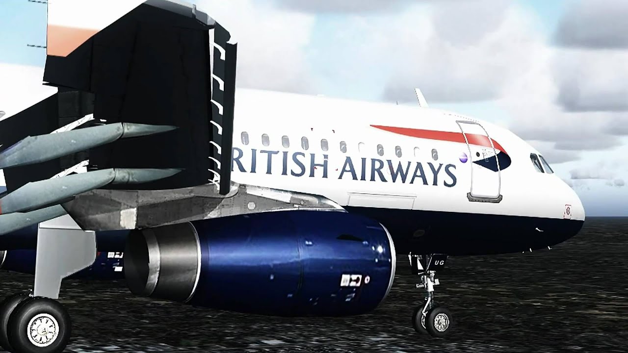 British Airways Flight 431 Amsterdam Schiphol - London Heathrow Airbus ...