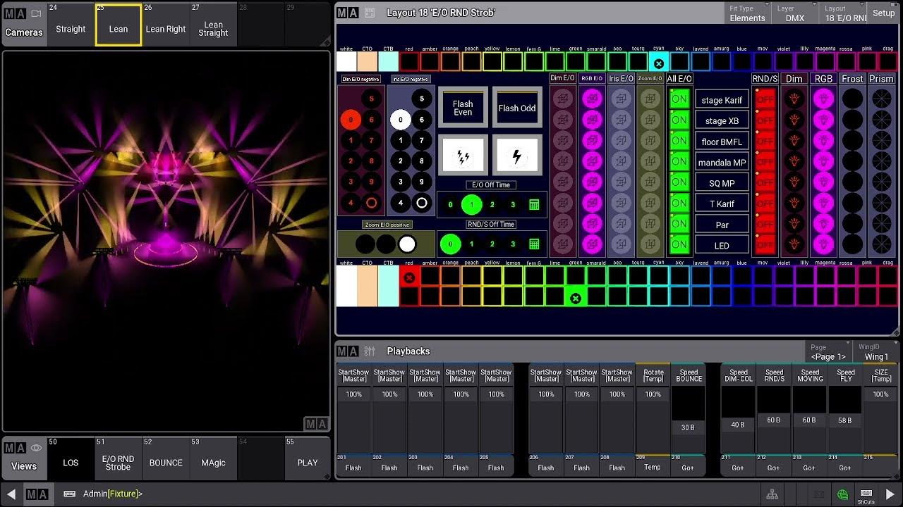 Endless Busking Grand Ma3 Interactive Layouts Youtube