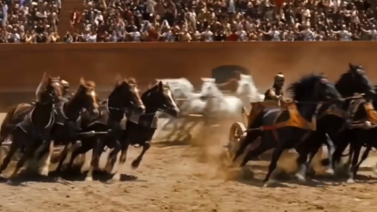 Ben-Hur Chariot Race with The Ride of the Valkyries - YouTube