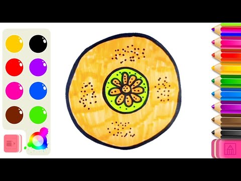Bolalar uchun non rasm chizish / Drawing bread for children / Рисование ...