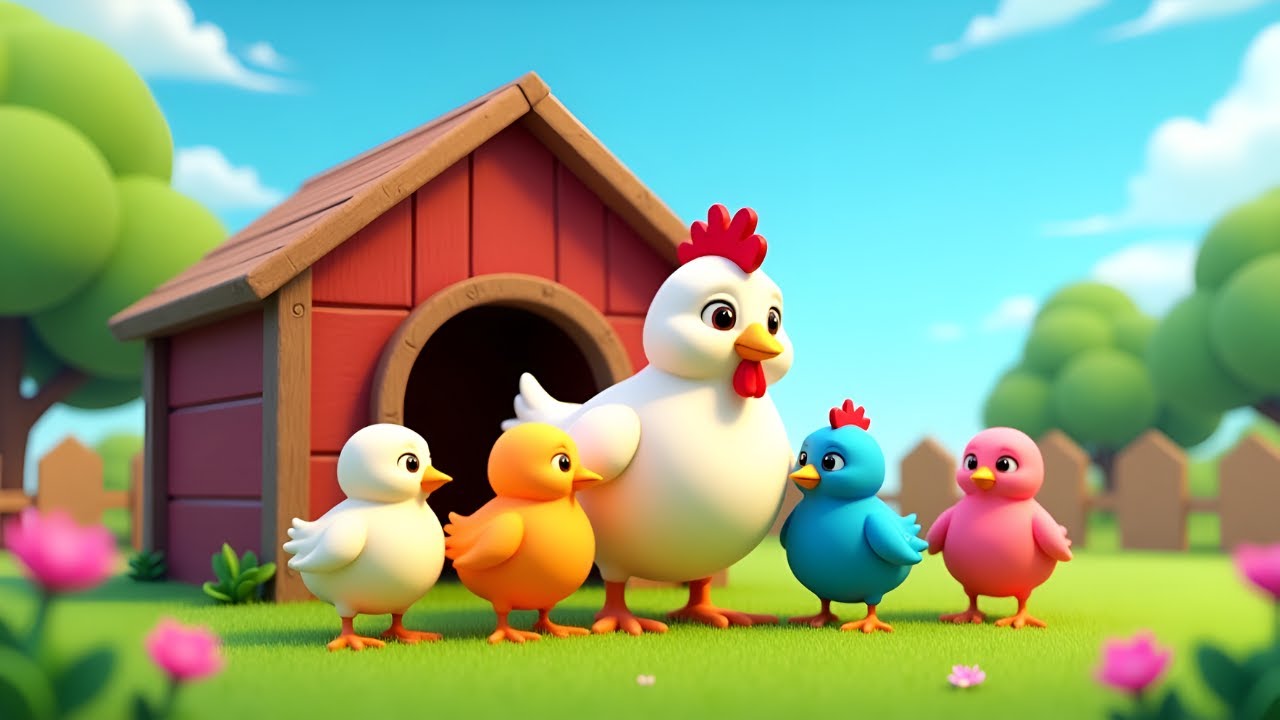 5 Little Chicks Song for Kids | Cute Nursery Rhymes for Toddlers - YouTube