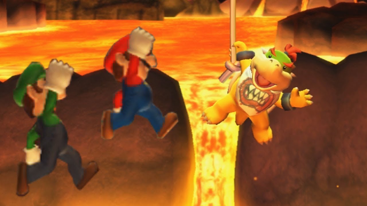 Mario Party 9 Bowser Jr. Minigames - Bowser Pop - YouTube