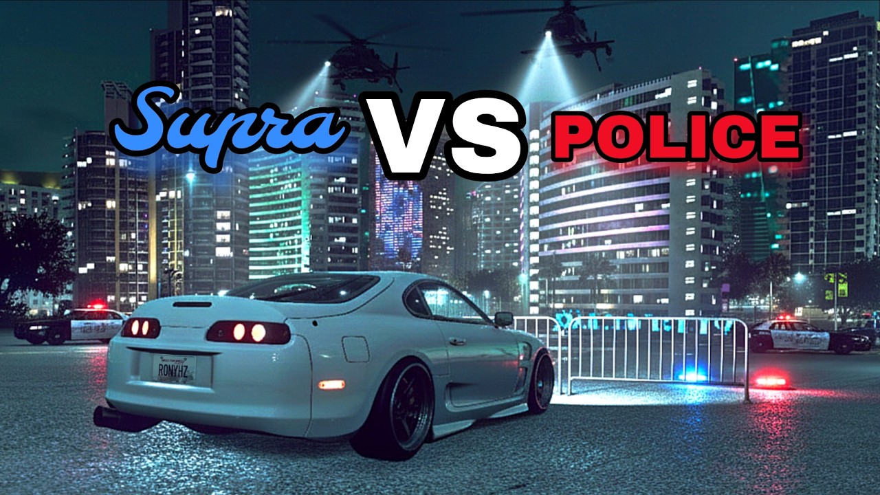 1130HP Supra MK4 OUTRUNS the POLICE! 😱 | NFS Heat - YouTube