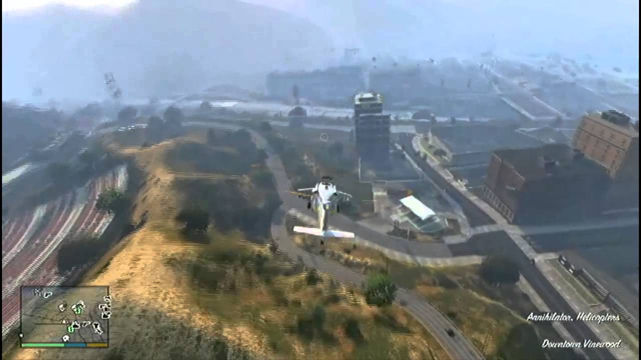 Grand Theft Auto V - Annihilator Gameplay - PS3 - YouTube