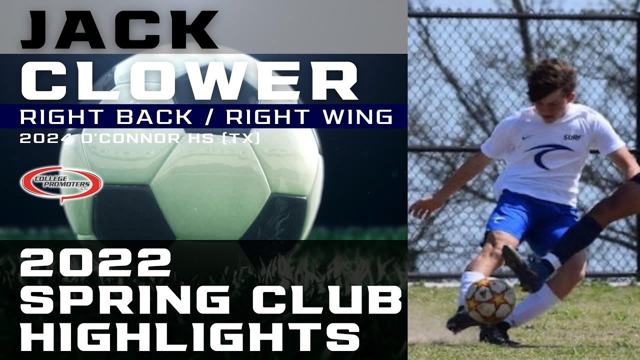 2024 Jack Clower | DEF/WING | 2022 Spring Club Highlights - YouTube