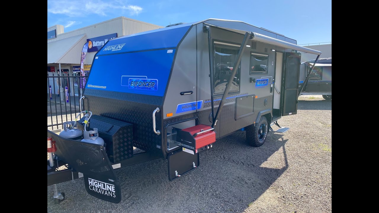 Highline Enforcer 17'6" Offroad Caravan - YouTube