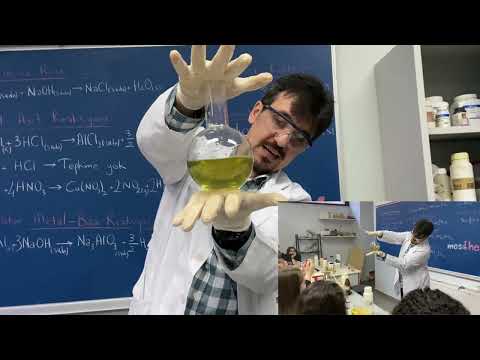 Deneylerle kimyasal tepkime türleri konusunu öğrenmek istemez misin? gösteri deneyleri