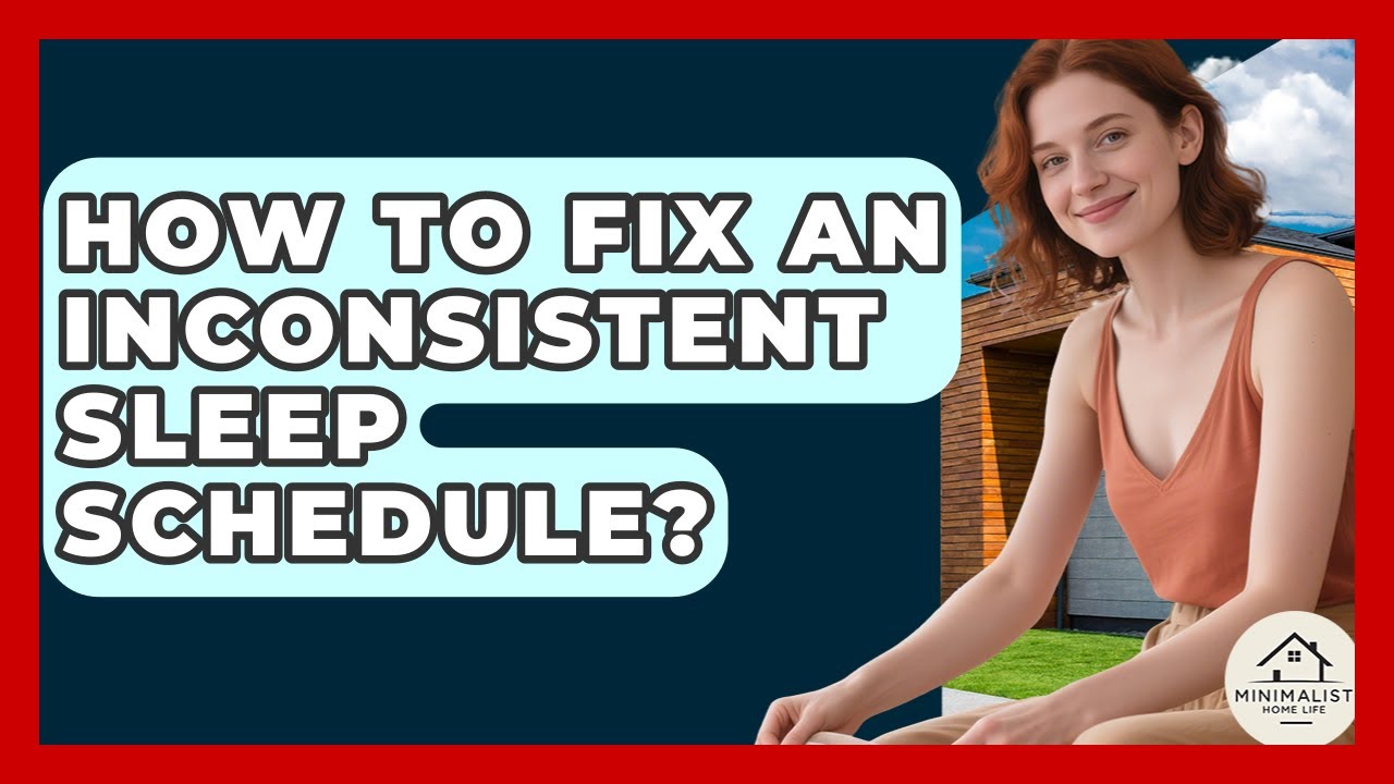 How To Fix An Inconsistent Sleep Schedule? - Minimalist Home Life - YouTube