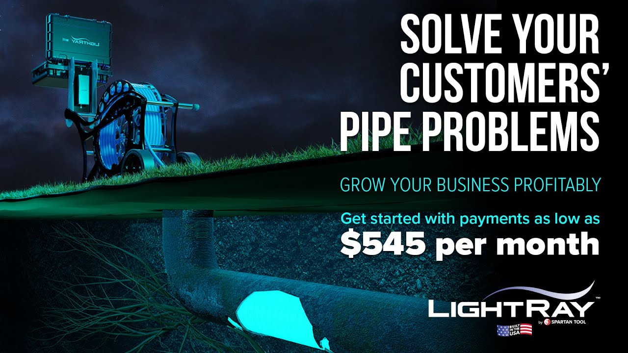 LightRay LR3 UV Pipe Repair System by Spartan Tool - YouTube