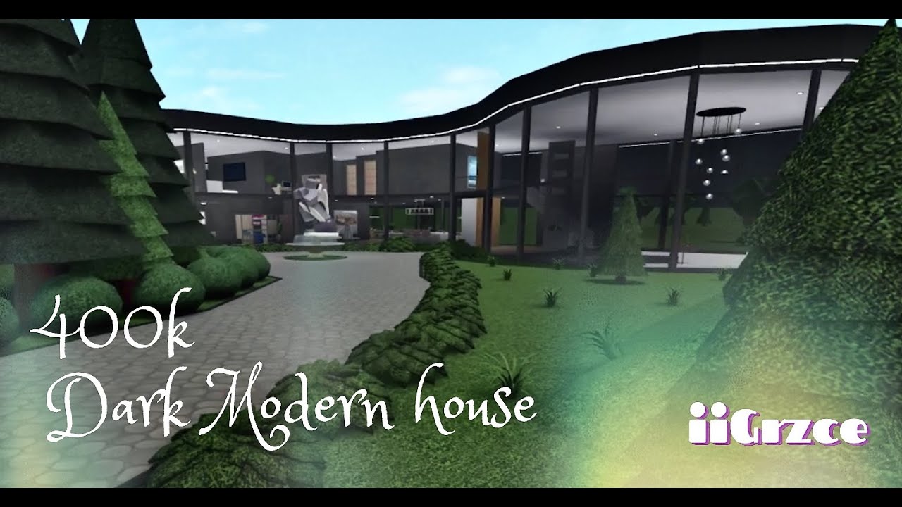 Dark Modern House ~ 400k - YouTube